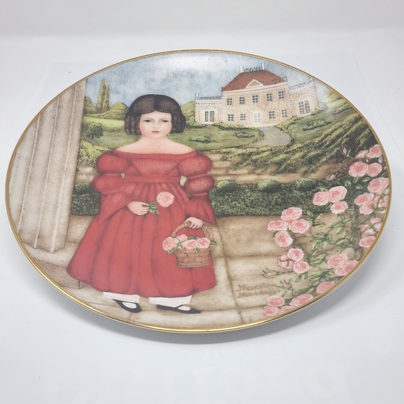 Wall Decor | 1986 Knowles Abigail In The Rose Garden Plate | Poshmark